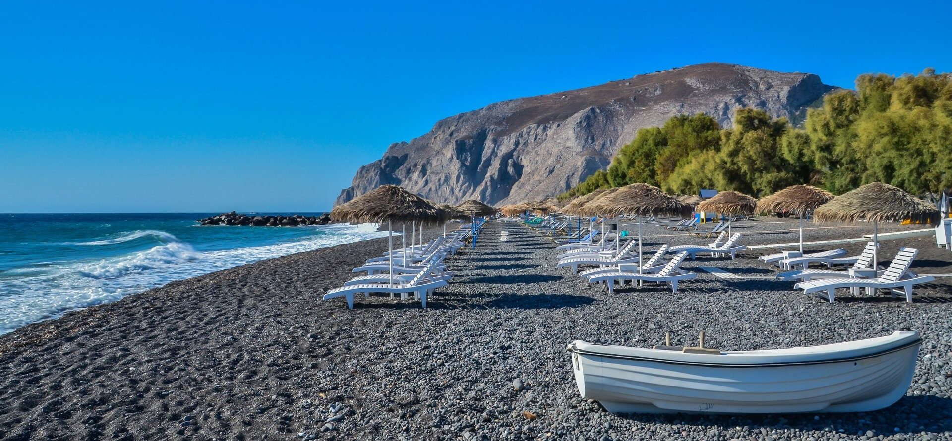 Santorini Greece Black Beach