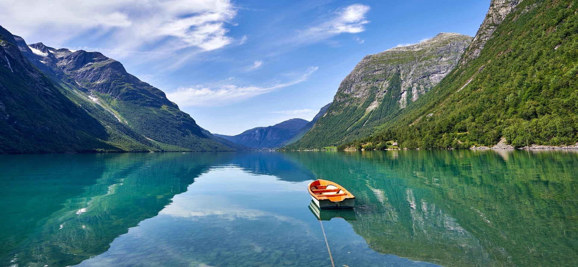 River Going Into Lake