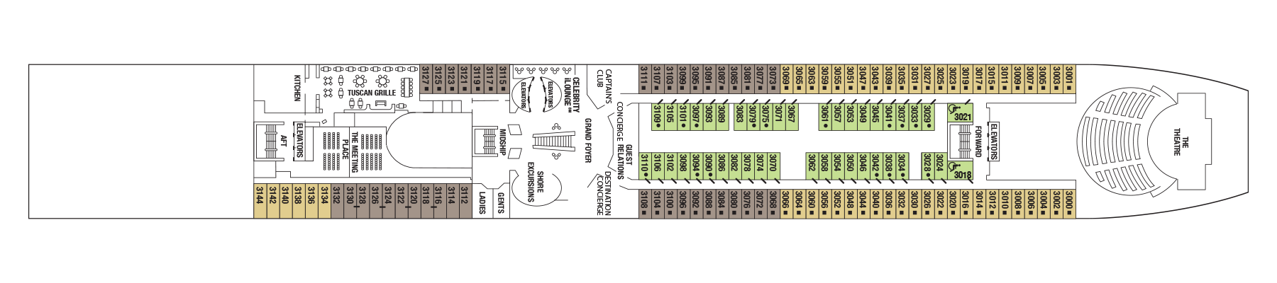 Celebrity Summit Deck Plans | Celebrity Cruises Canada