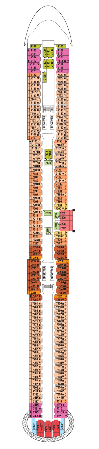 Celebrity Xcel Deck Plans | Celebrity Cruises