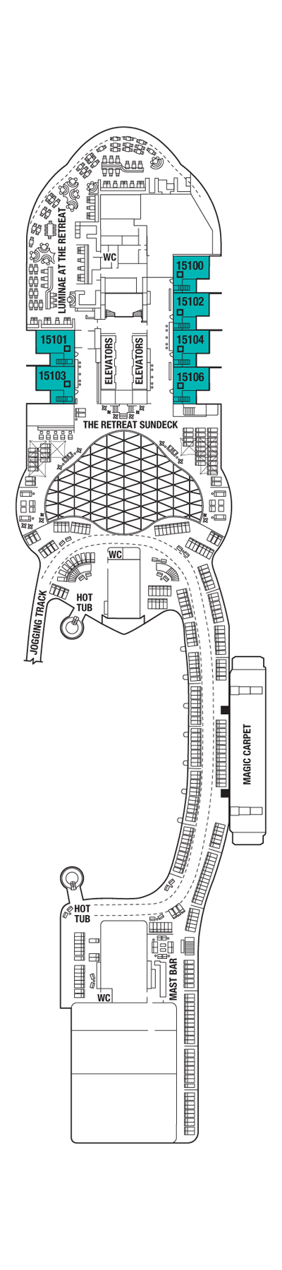 Celebrity Xcel Deck Plans | Celebrity Cruises