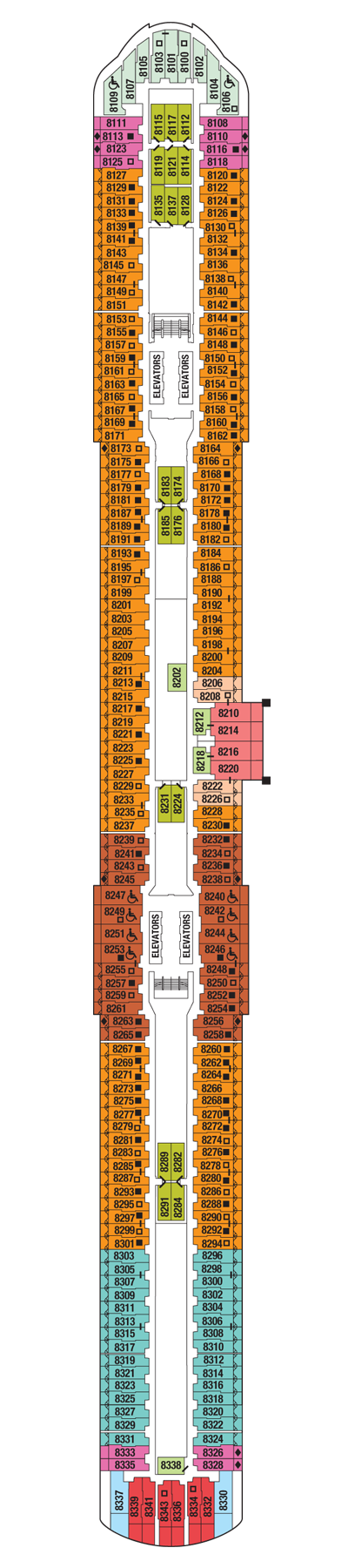 Celebrity Xcel Deck Plans | Celebrity Cruises