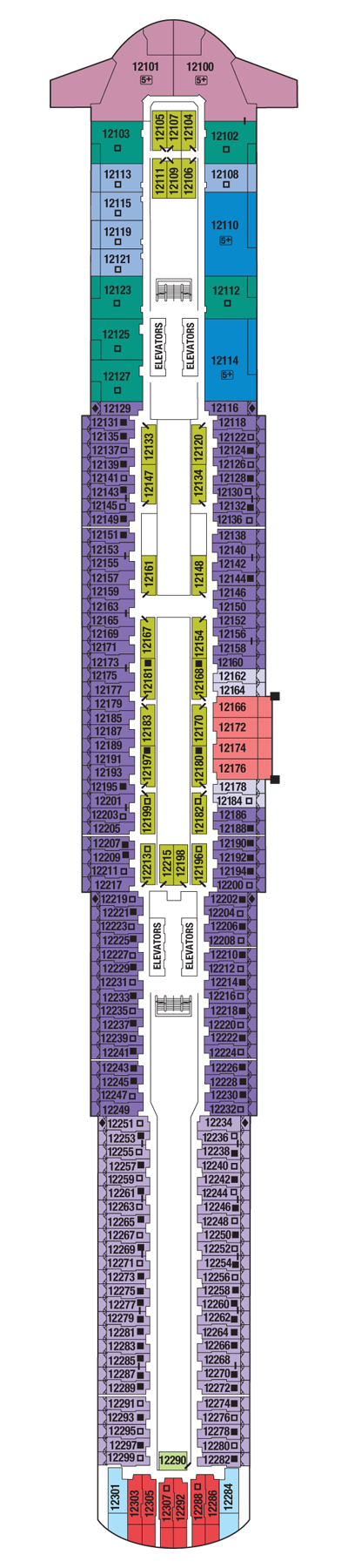 Celebrity Xcel Deck Plans | Celebrity Cruises